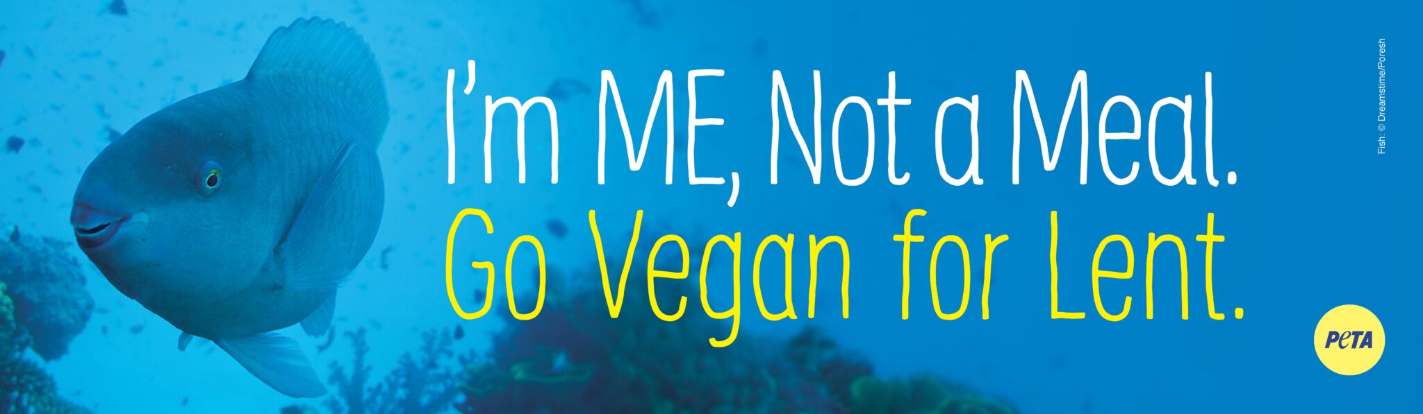 PETA LAMBS Gives Away Vegan Fish During Lent to Save Sea Animals