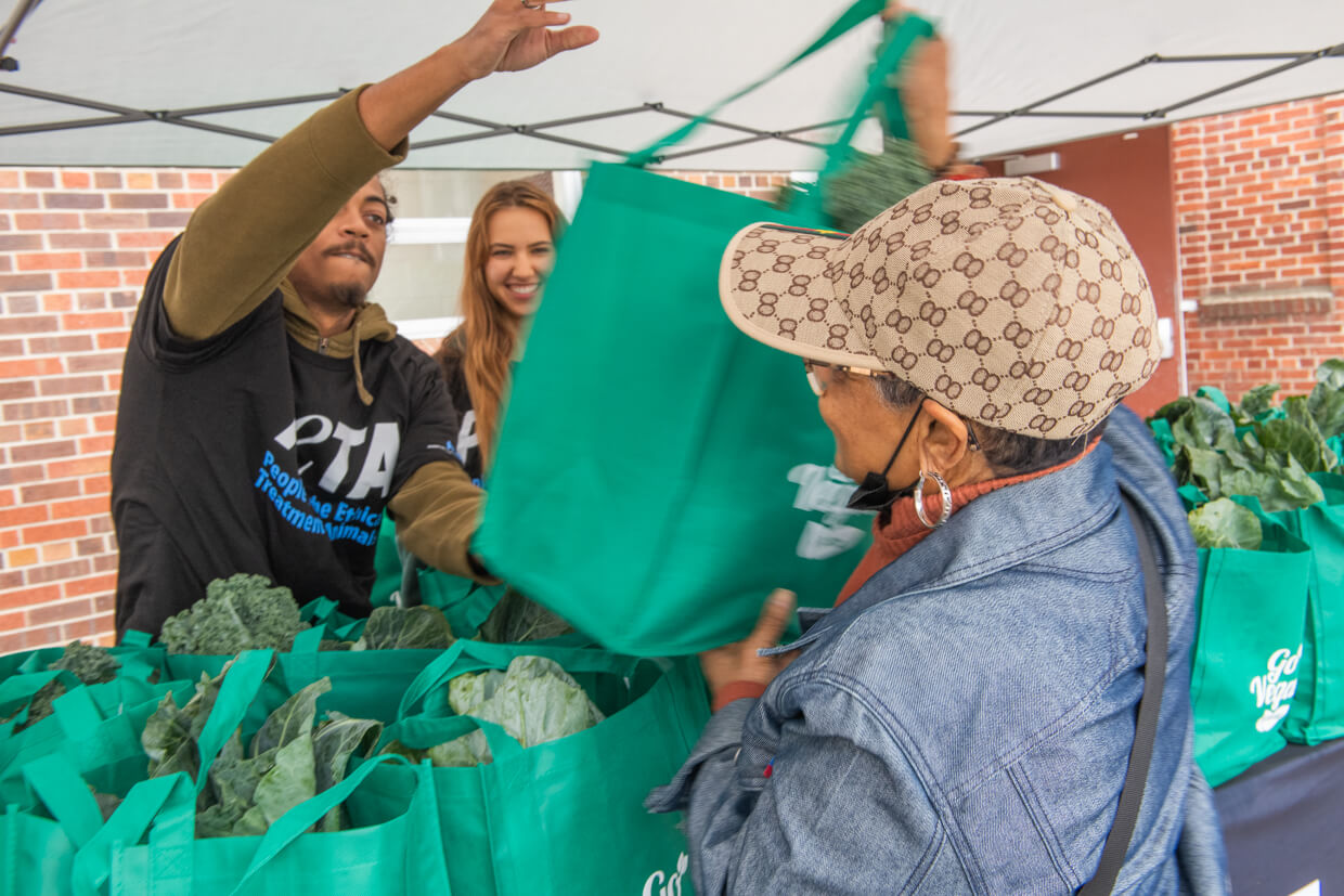 PETA’s Food Justice Rallies Fight Inequality - PETA LAMBS